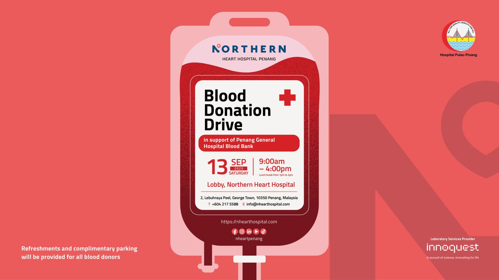 Blood Donation Drive September 2025 | Northern Heart Hospital Penang